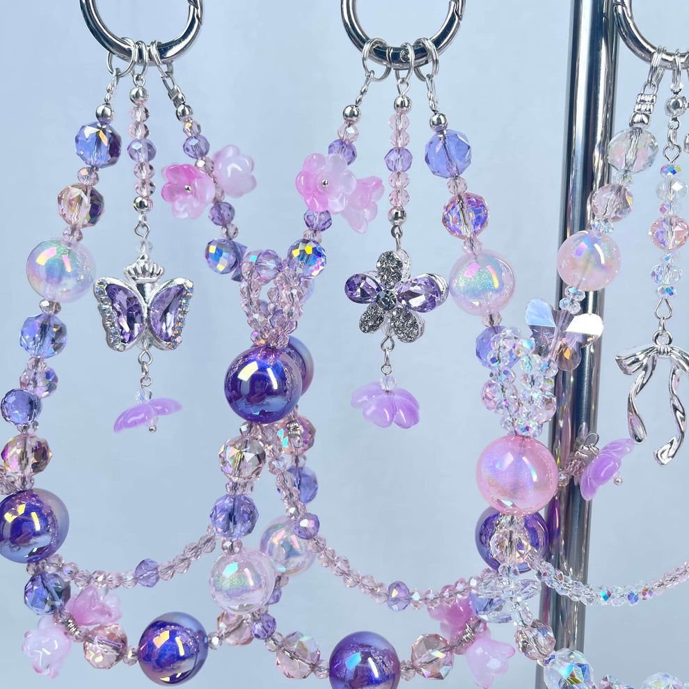 [New Batch] Premium Glittering/Floral/Sweet/Romantic Phone Chains/Char ...